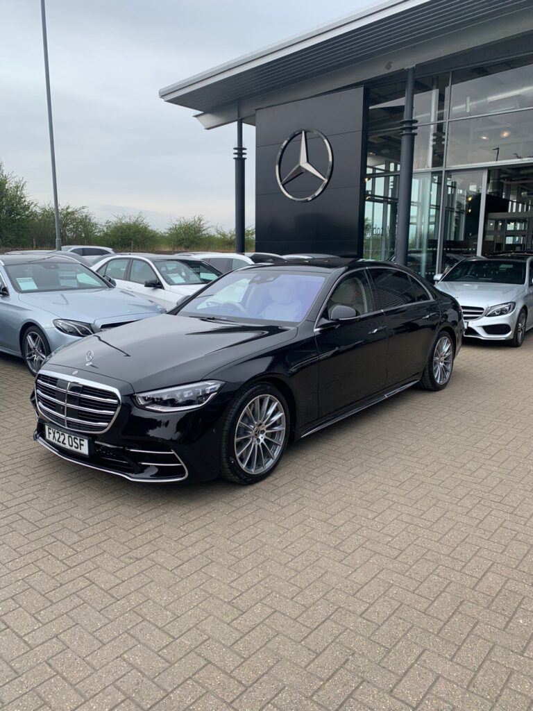 Properties of the New Mercedes S580 now available at Season Car Rental